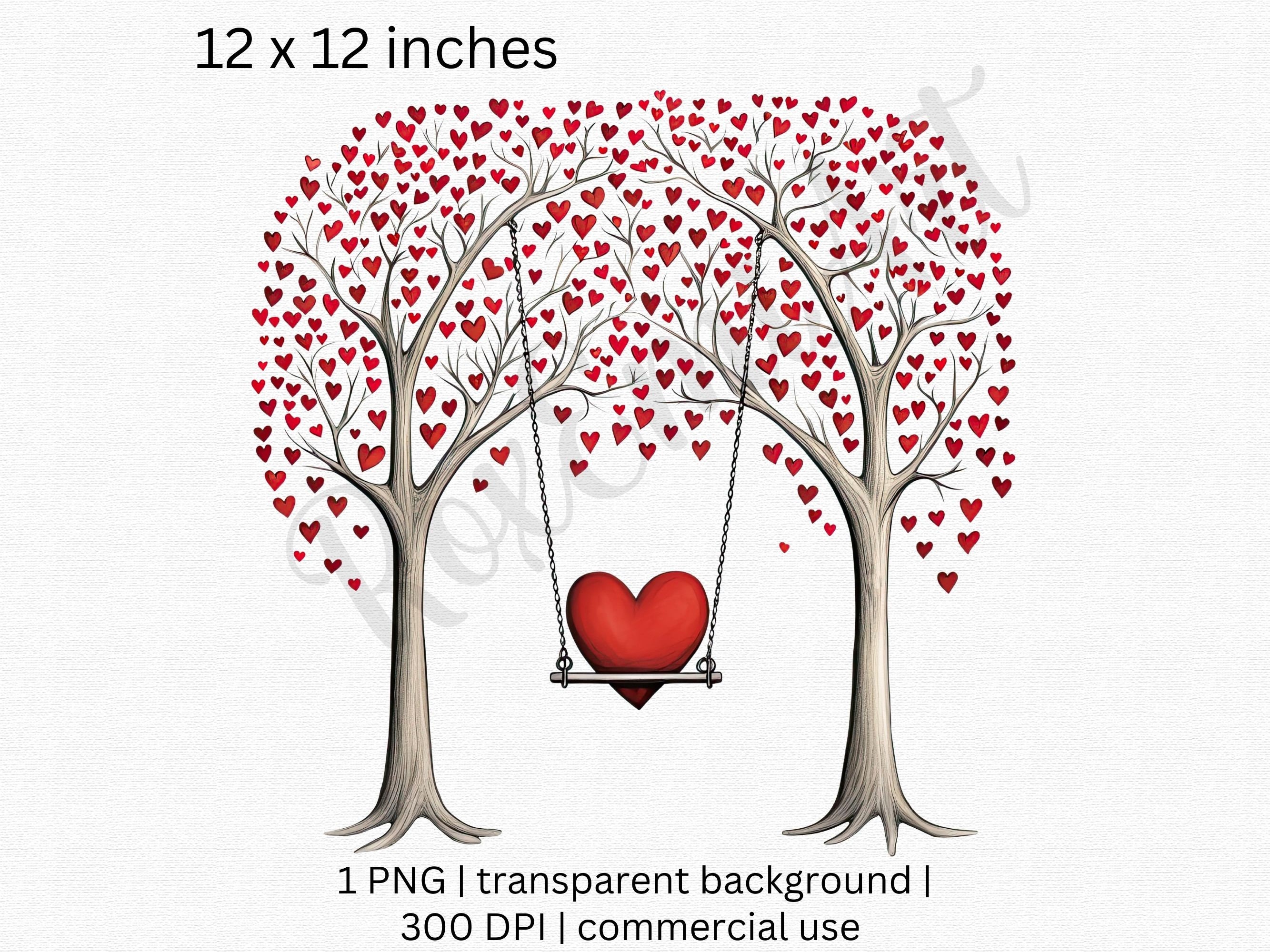 Tree Branch Clip Art Heart Heart Shaped Branches PNG Transparent