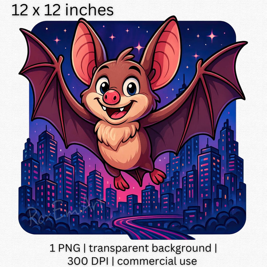 Cute Flying Bat Clip Art, Cartoon Bat Png, Night City Png, Cute Bat Png ...