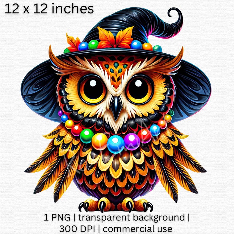 Fall Owl Clipart - Etsy