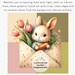 Easter Bunny Clipart, Cute Rabbit in an Envelope Clipart for Easter ...