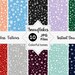 Falling Snowflake Background, Seamless Winter Digital Paper for ...