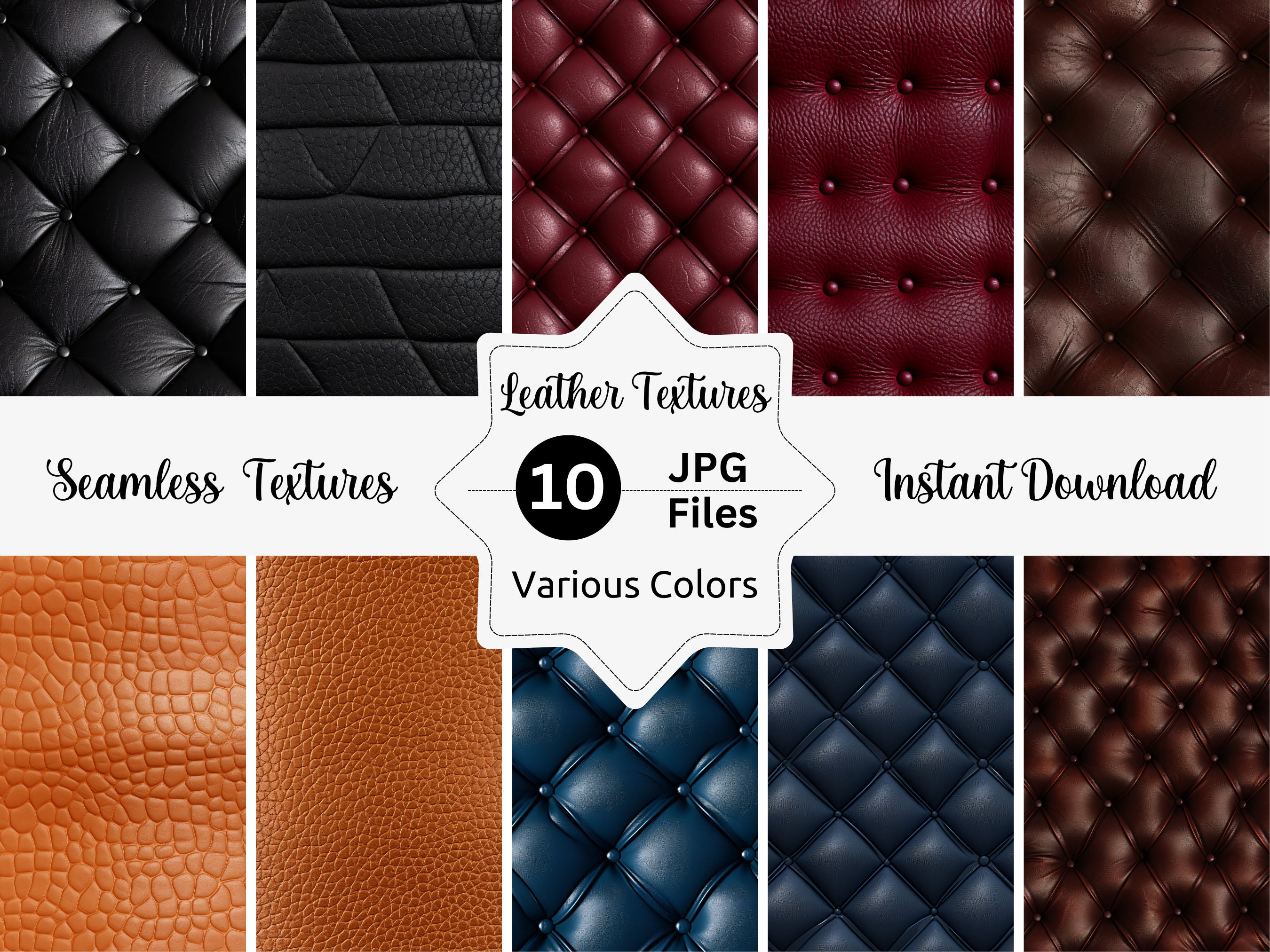 Colorful Leather Texture Seamless Pattern for Junk Journals Papers ...