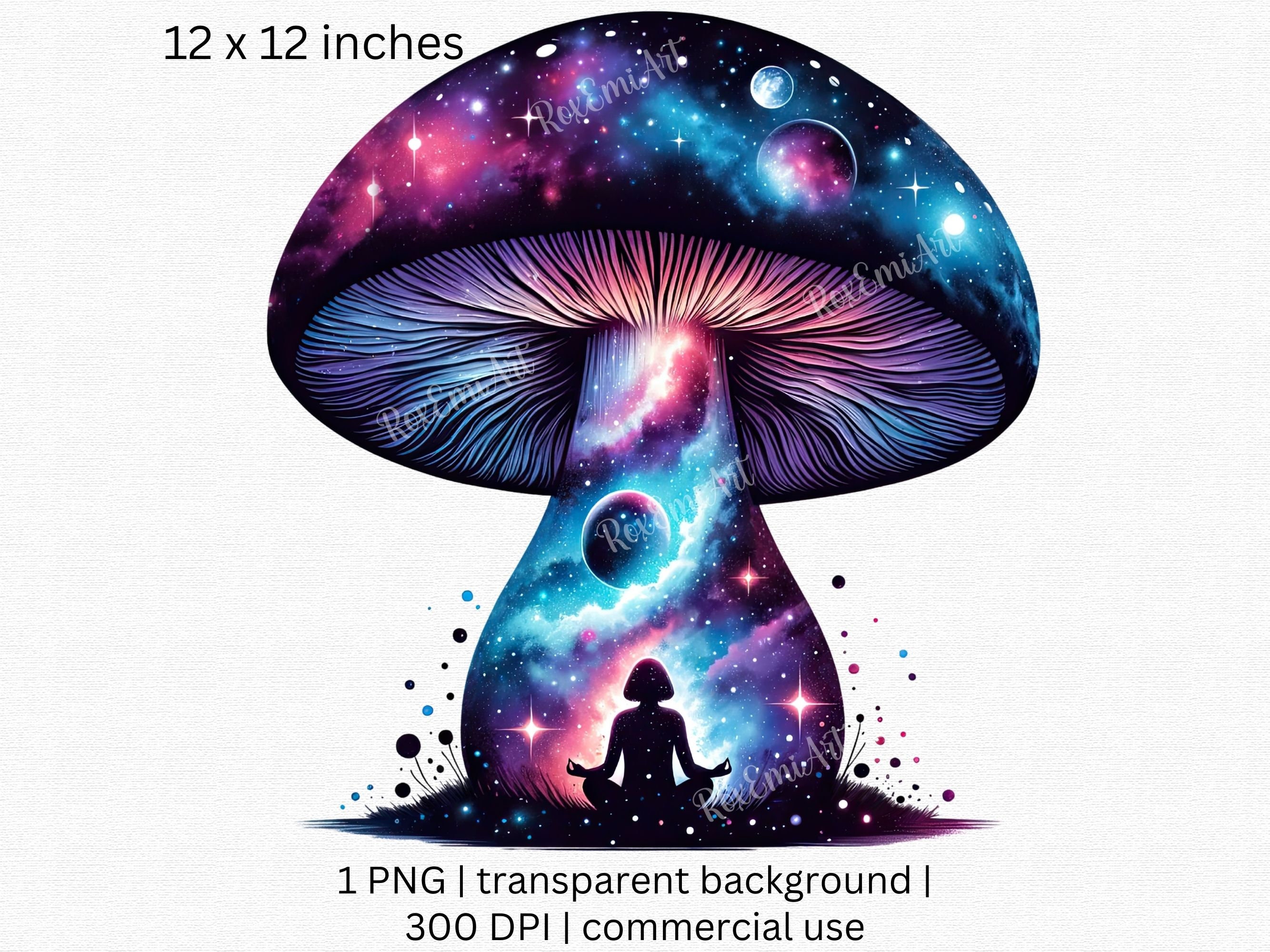 Magic Mushroom PNG. Perfect for Psychedelic Shirt, Mushroom Tshirt ...