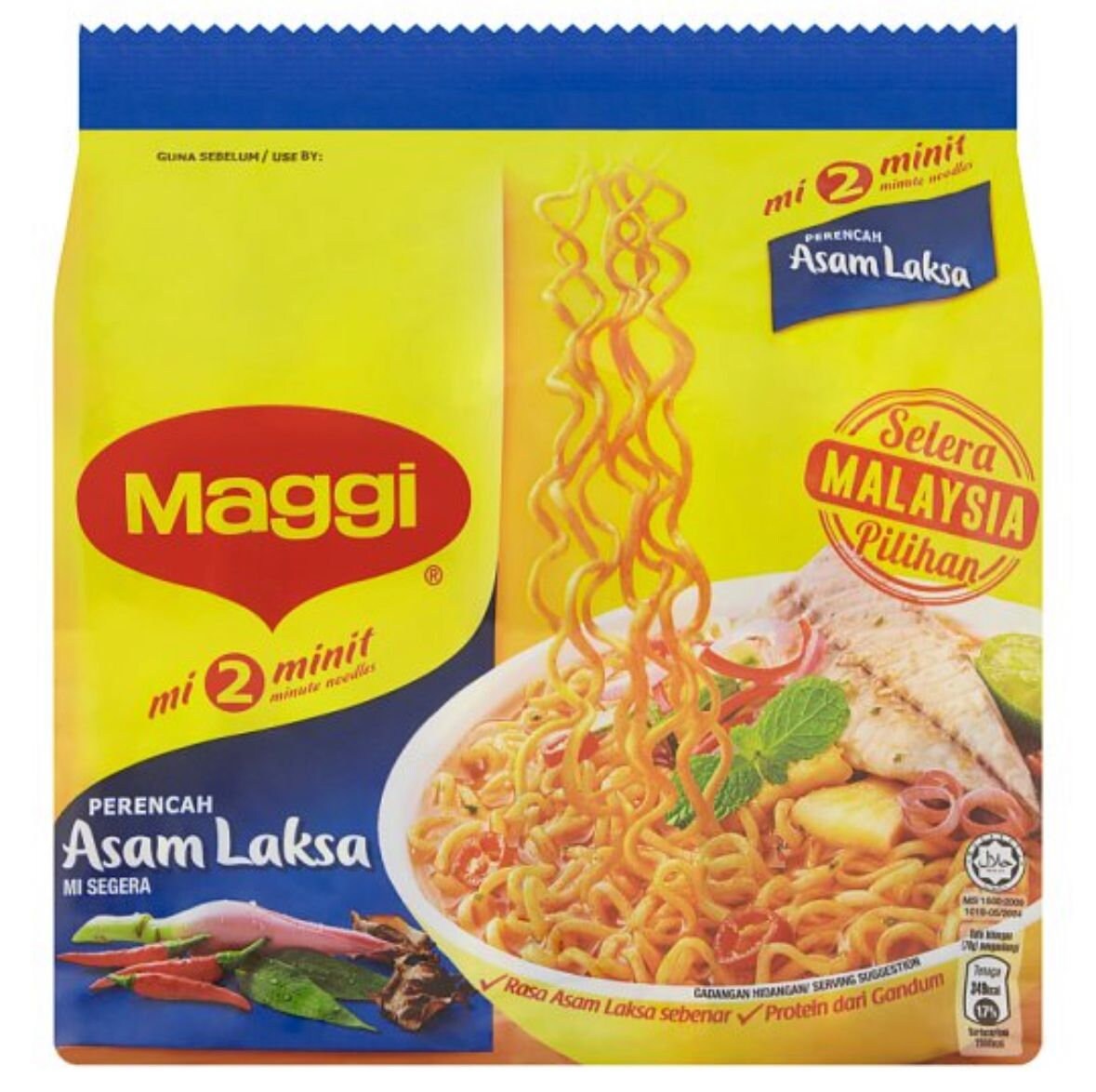 Maggi Instant Noodle Curry / Chicken / Tom Yam / Asam Laksa Standard ...