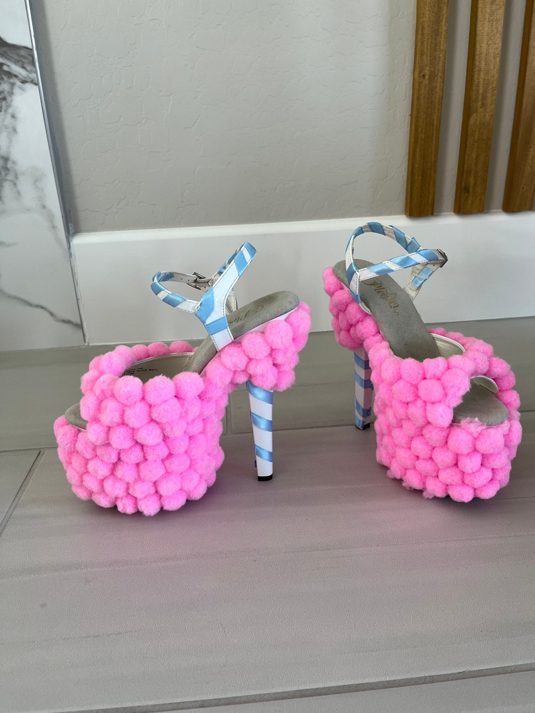 Cotton Candy Heels/cotton Candy/high Heels/stripper Heels/pink Heels - Etsy