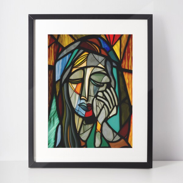 Stained Glass Picasso - Etsy