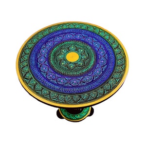 Coffee Table Hand Painted With Protection Lear Sidesofatable ...