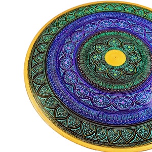 Coffee Table Hand Painted With Protection Lear Sidesofatable ...