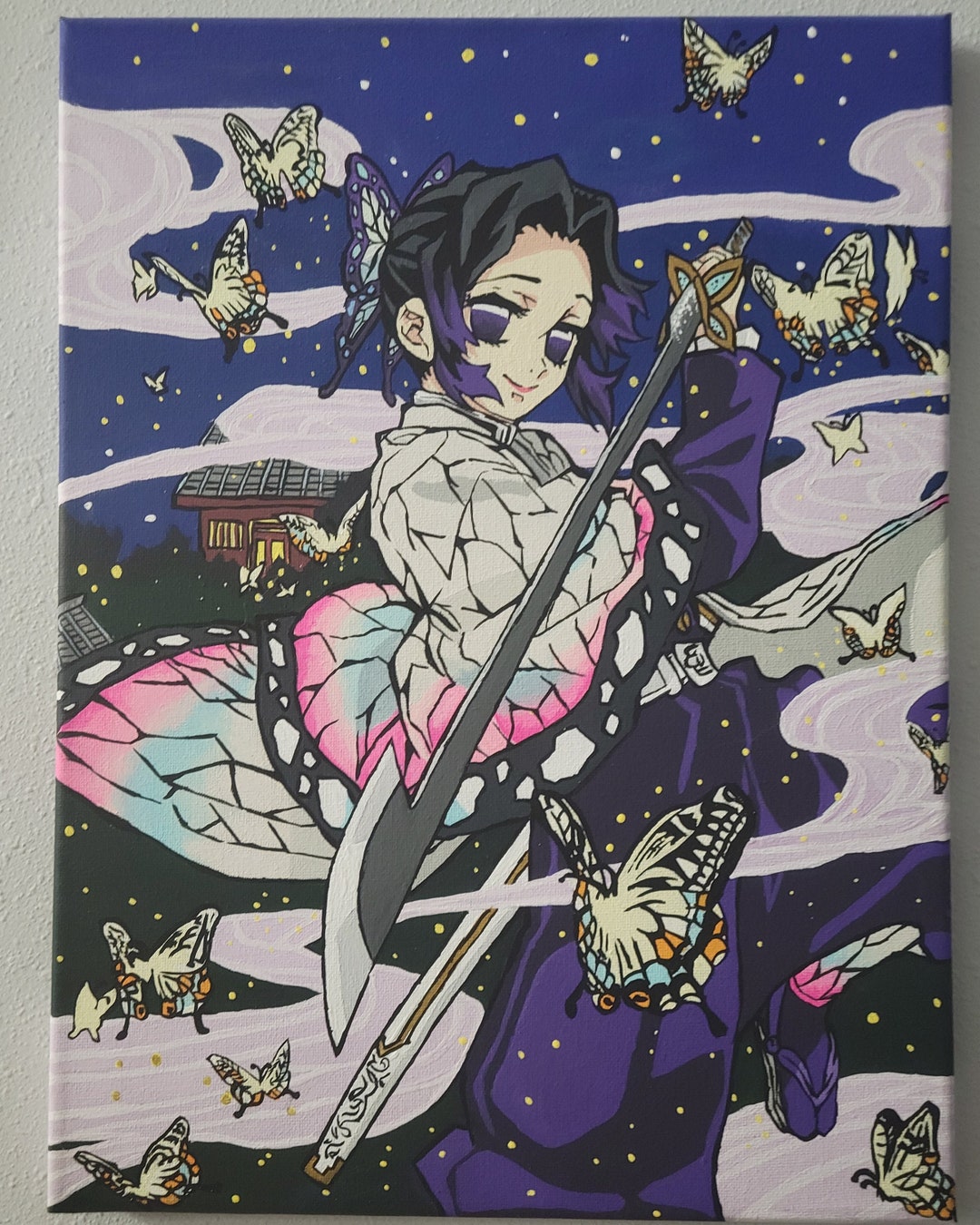 Custom Art Anime Painting on Canvas - Etsy