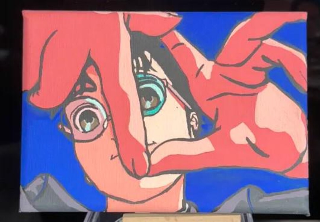 Dandadan Ken Takakura Okarun Anime Painting on Canvas 5" X 7" - Etsy