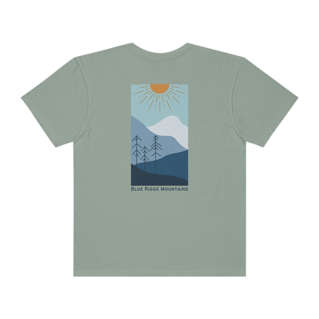 Blue Ridge Mountains Comfort Colors Unisex Garment-dyed T-shirt - Etsy