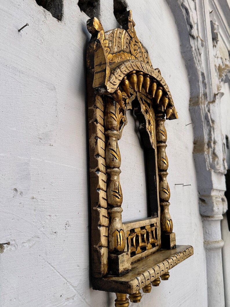Indian Wall Frame Wooden Picture Photo Frame Jharokha Old Hand Carved ...