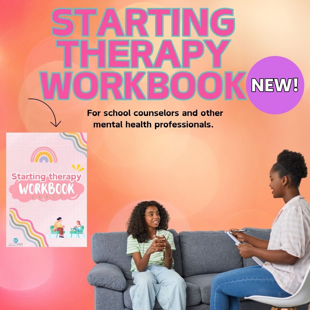 Therapy Workbook for Kids & Teens (printable) - Etsy