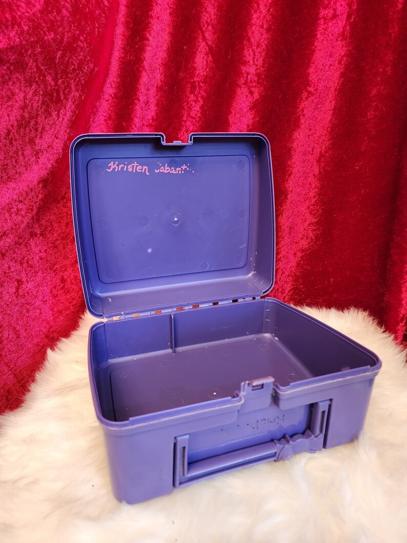 Vintage 1992 Purple Plastic Barbie Lunch Box - Etsy