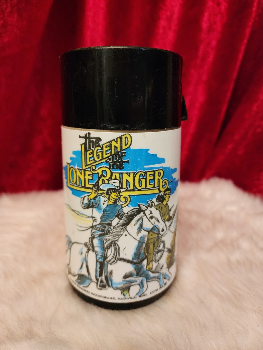Vintage 1980 the Lone Ranger Thermos *POP TOP* - Etsy