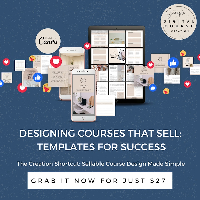 Course Creation Templates | Fast Track Course Creation | Sellable ...