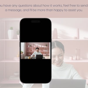 Pink Boho Virtual Background | Zoom Virtual Office | Office Background ...