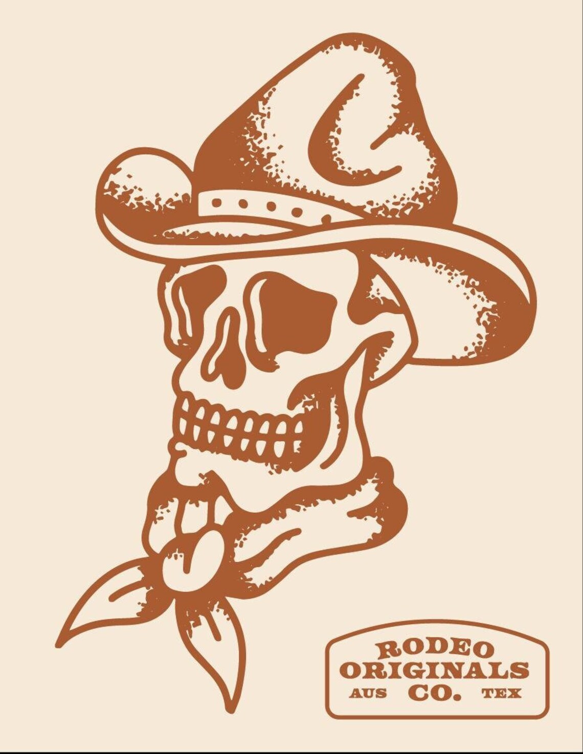Cowboy Skull Graphic - Digital File Download (PDF/ Vector) - Etsy