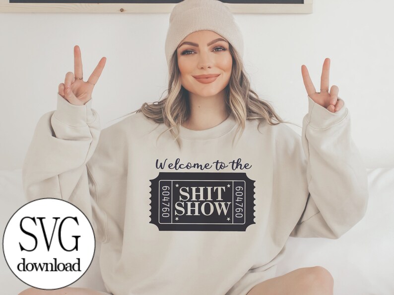 Welcome to the Shit Show Funny Digital SVG Download - Etsy
