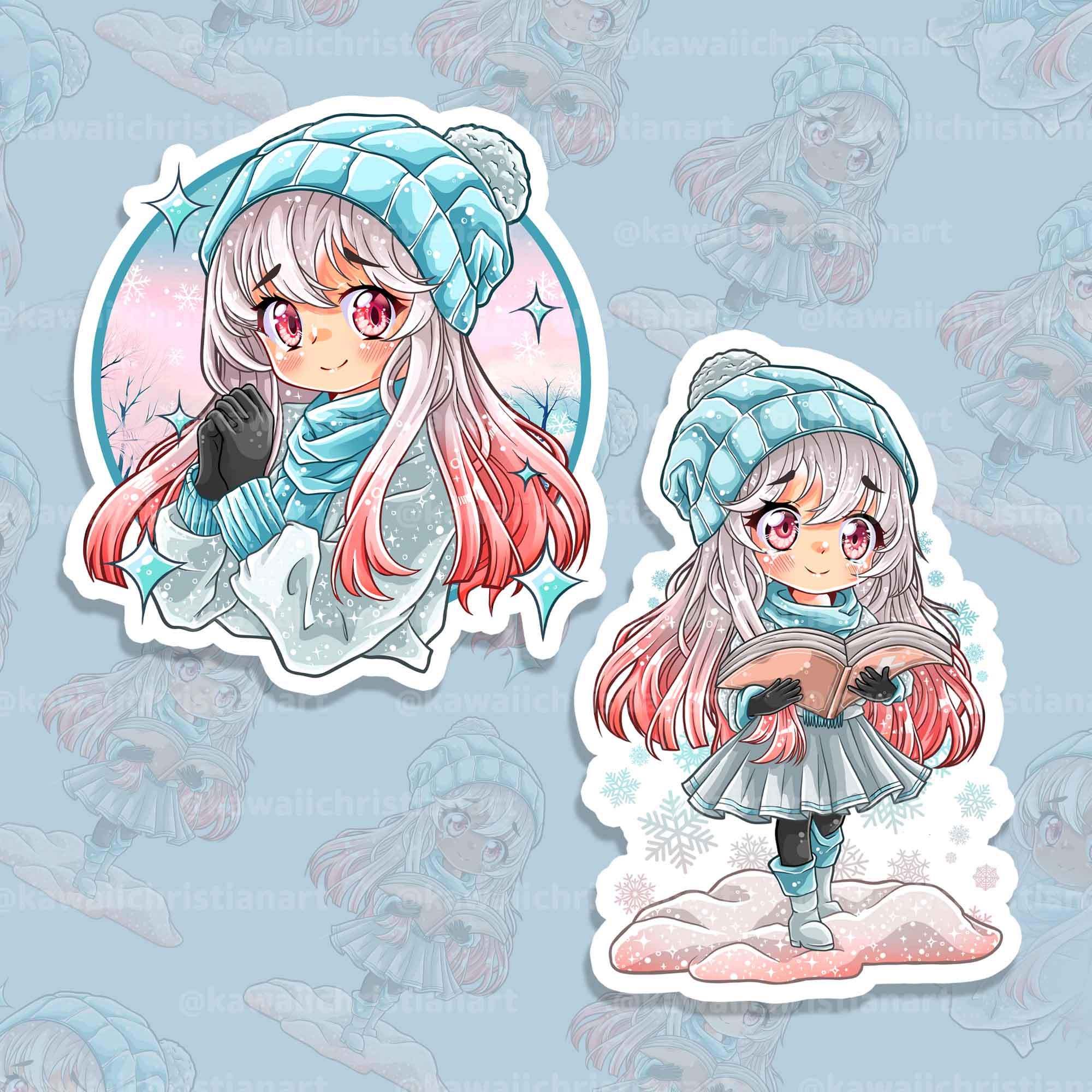 Isaiah 1:18 Christian Kawaii Sticker, Kawaii Stickers, Christian Bible ...