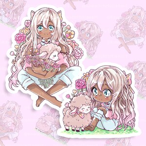 John 10:27 Christian Kawaii Sticker, Kawaii Stickers, Christian Bible ...