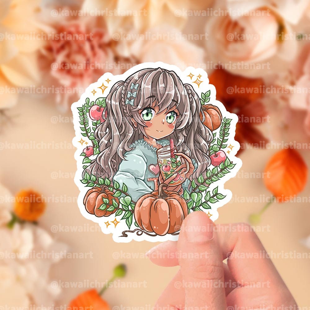 Psalm 9:1 Faith Stickers - Faith-inspired Christian Anime Decals for ...
