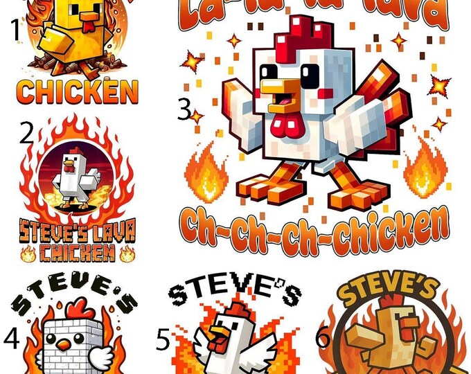 Lava Chicken Bundle Png, Pixel Block Game Png, Steve Style Lava Trap ...