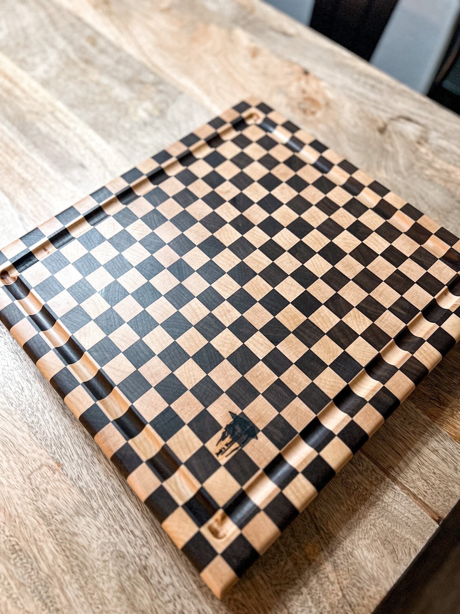 Checkered Cutting Board - Etsy