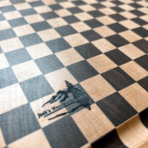 Checkered Cutting Board - Etsy