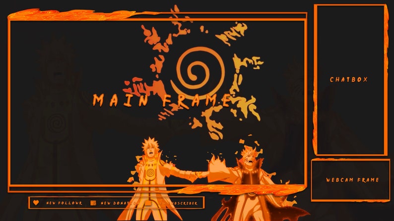 ANIMATED SHINOBI 2 Stream Overlay & Stream Panels - Etsy