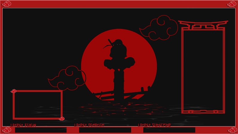 ANIMATED SHINOBI Stream Pack I Overlay and Twitch Panels - Etsy