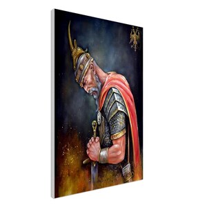 Gjergj Kastrioti Skenderbeu Canvas;skanderbeg Wall Art;albanian Warrior ...