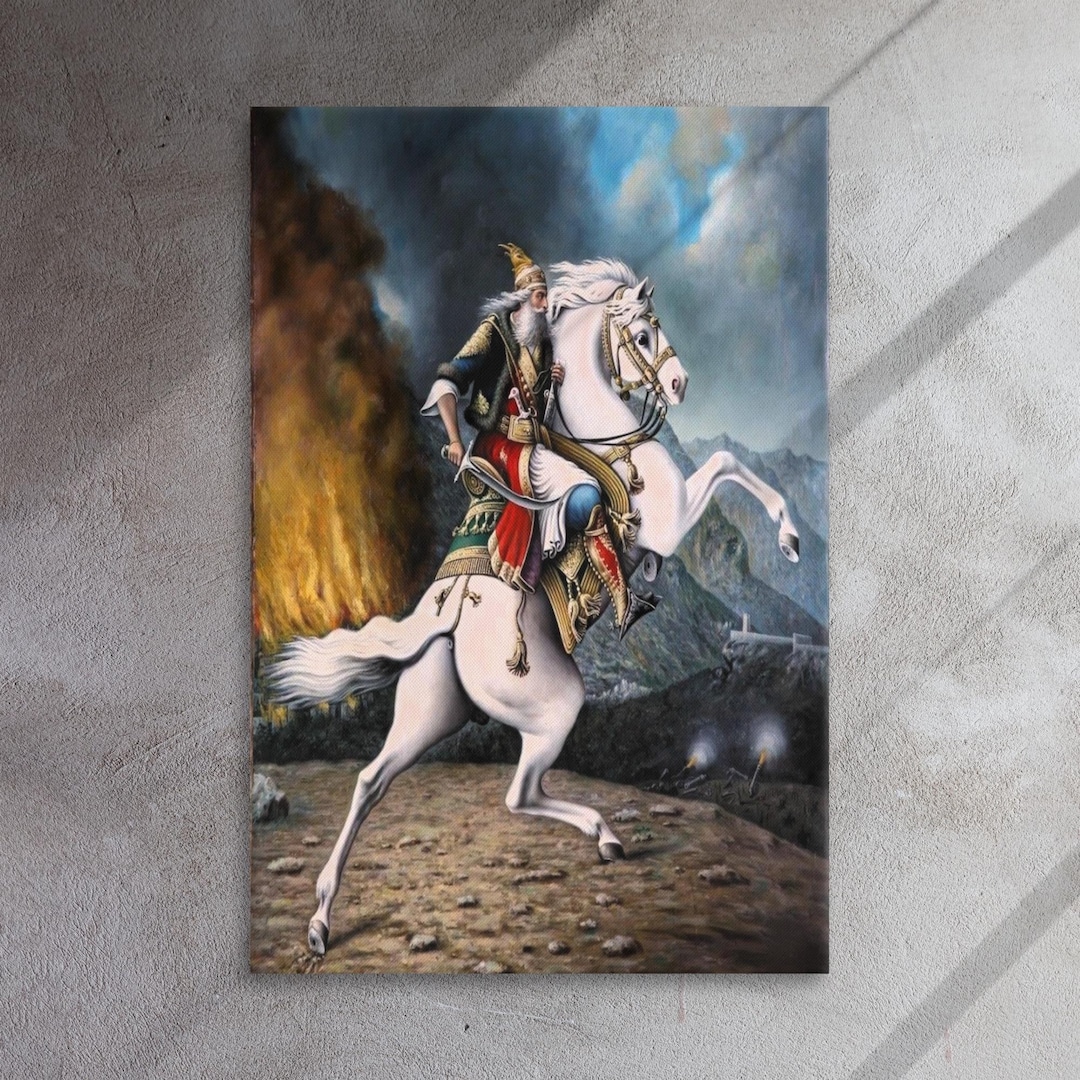 Gjergj Kastrioti Skenderbeu, Canvas, Wall Art - Etsy
