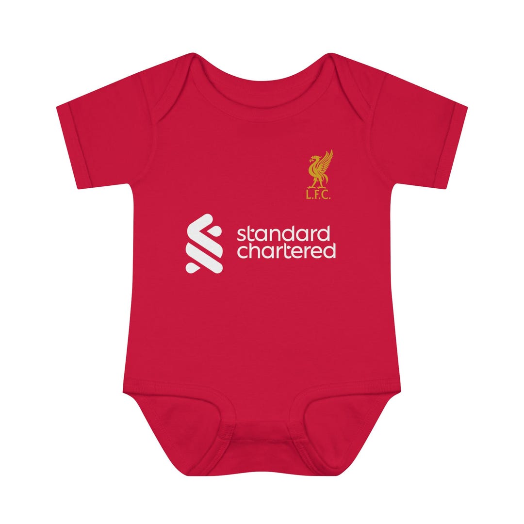 Liverpool FC Baby Onesie Reds Soccer Fan Infant Bodysuit YNWA Baby Gift ...