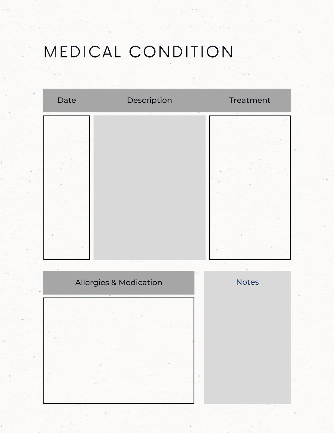 Medical Planner Printable, Health Care Planner Binder, Wellness Journal ...