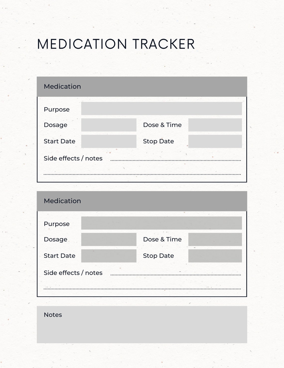 Medical Planner Printable, Health Care Planner Binder, Wellness Journal ...