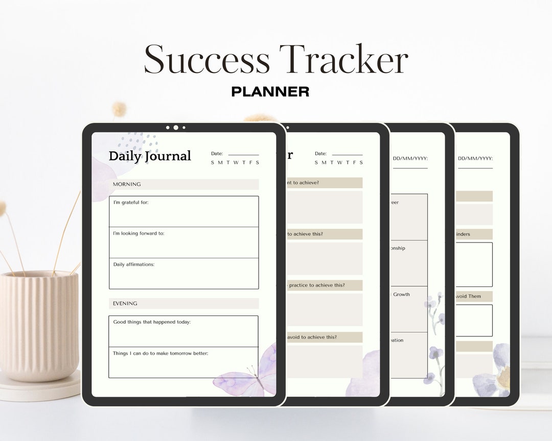 Success Planner, Goal Setter, Goal Planning, Success Tracker, Digital ...