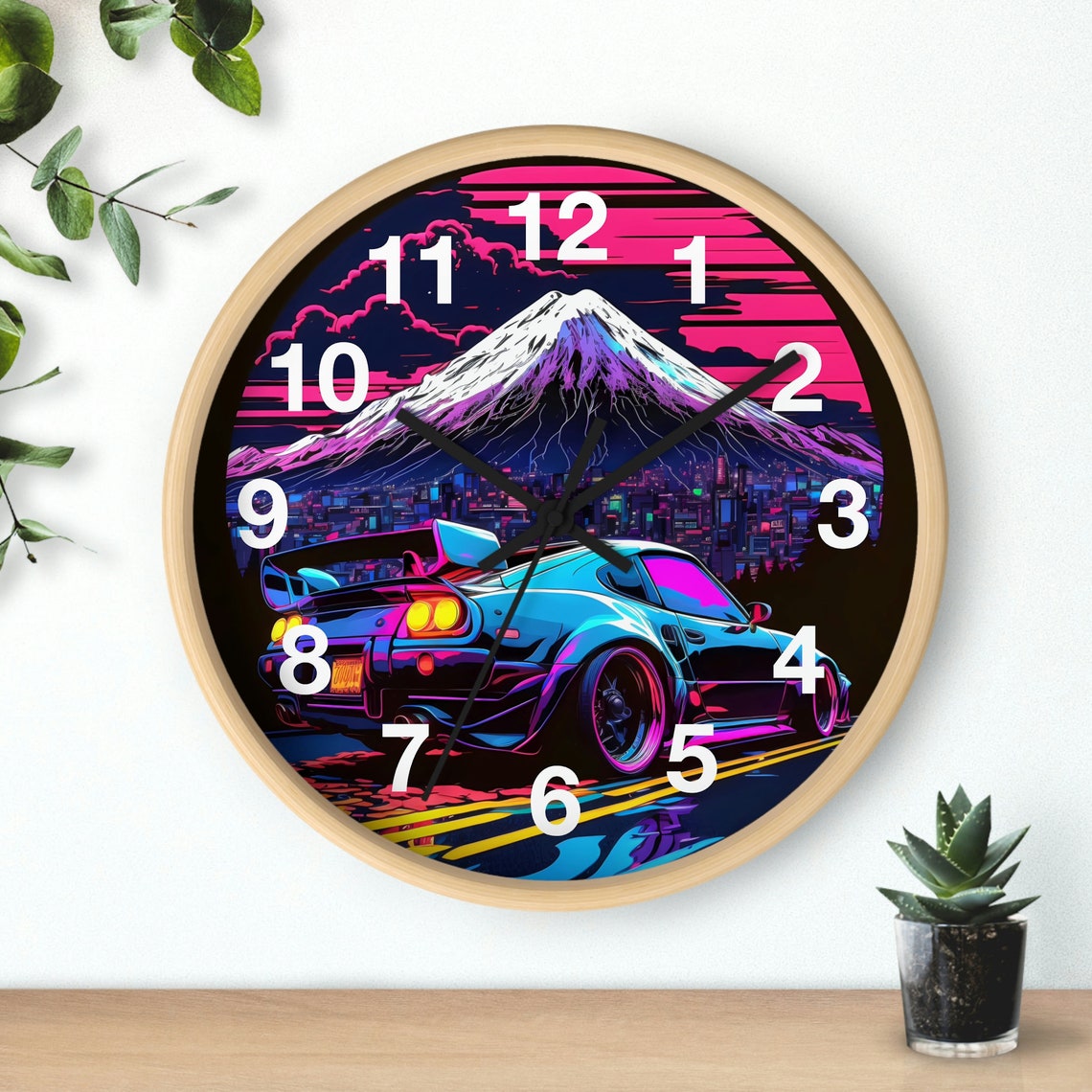 Vintage Car Clock Vehicle Clock Retro Car Clock House Decor Gift Car ...