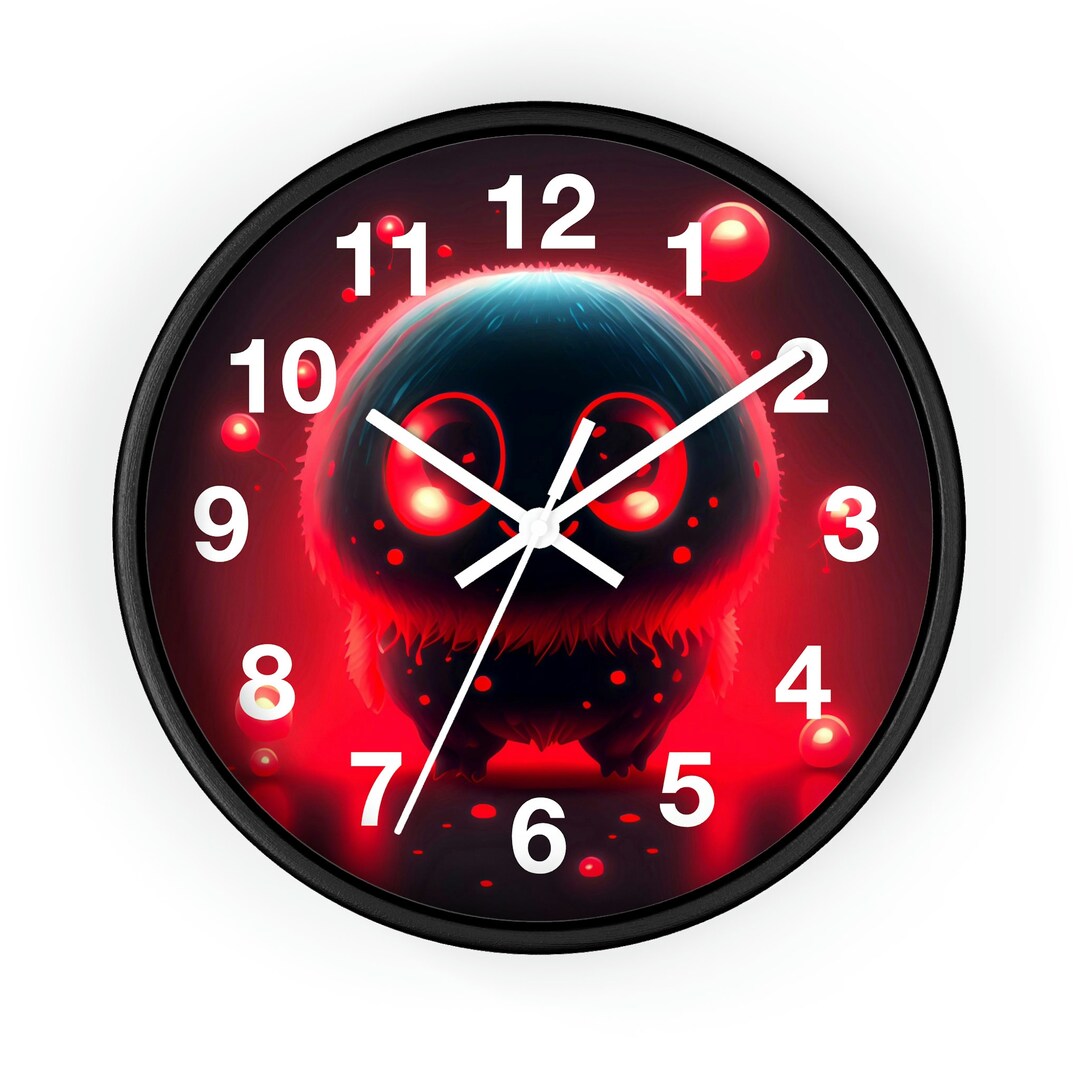Slime Clock Funny Slime Decor Clock Kid's Room Clock Home Design Cute ...