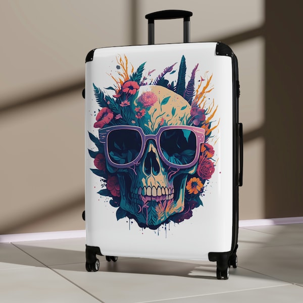 Skull Suitcase - Etsy