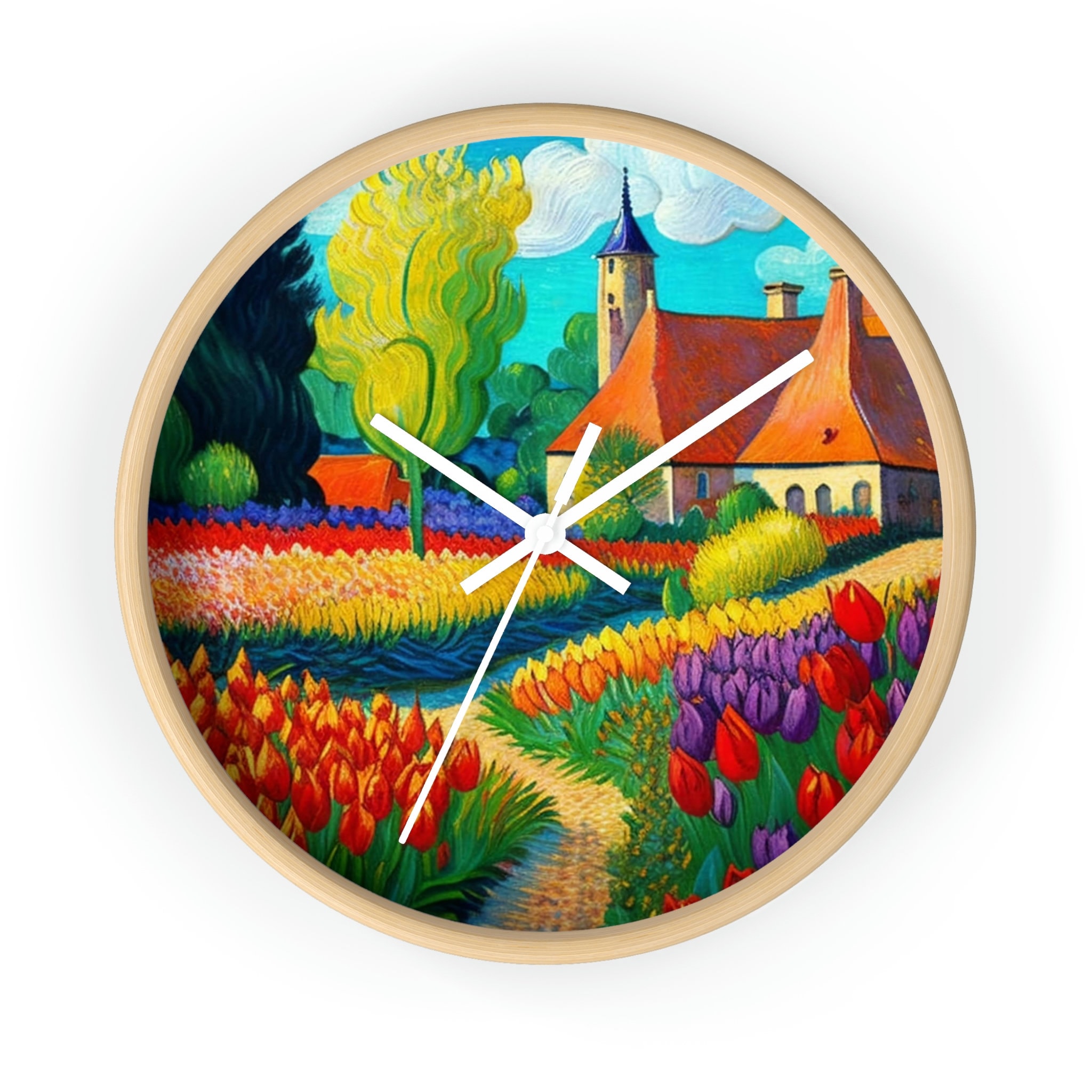 Van Gogh Clock Wall Decor Van Gogh Style Art Clock Home Interior Decor ...