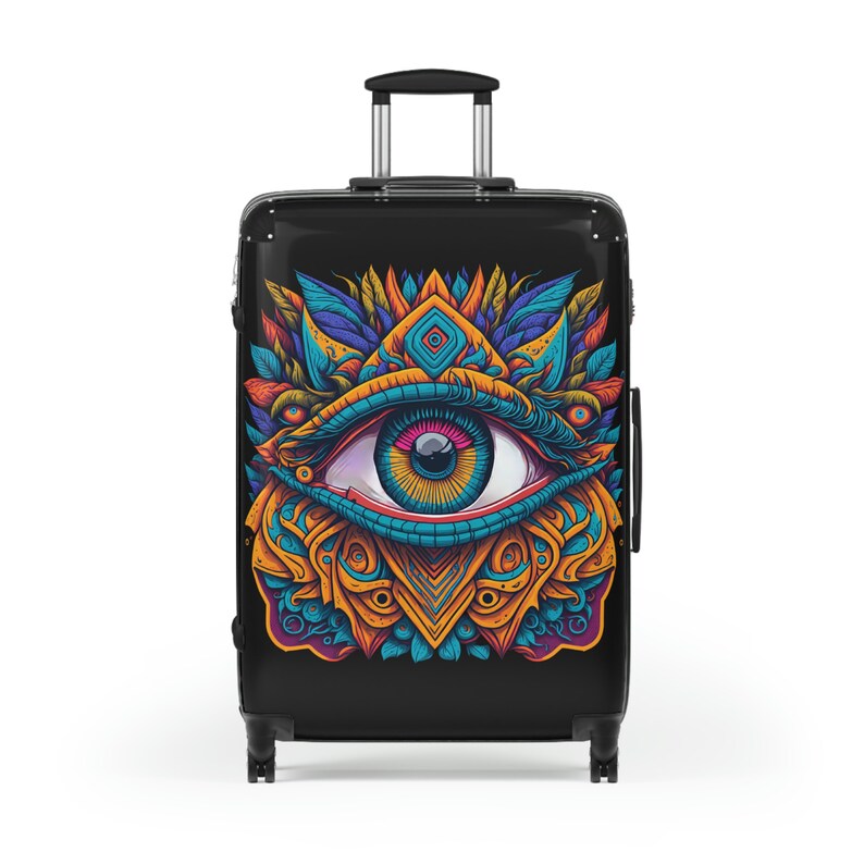 See You Travel Suitcase Modern Art Decor Suitcase Fantasy Art Style ...