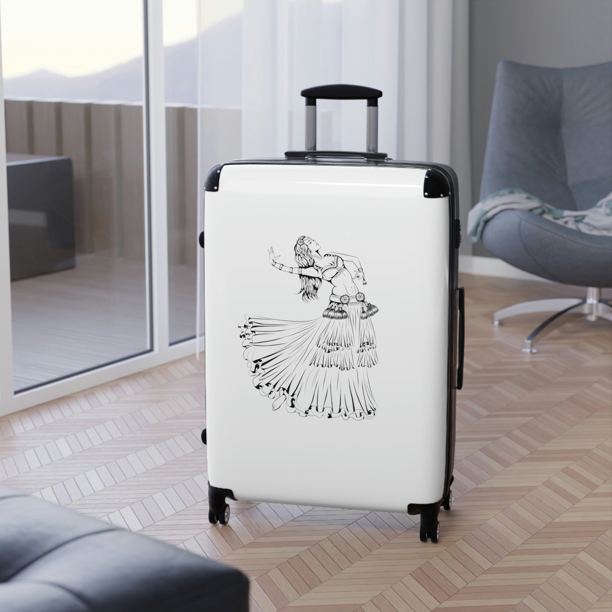 Belly Dance Suitcase Exotic Dance Suitcase Gift Belly Dancer Suitcase - Etsy