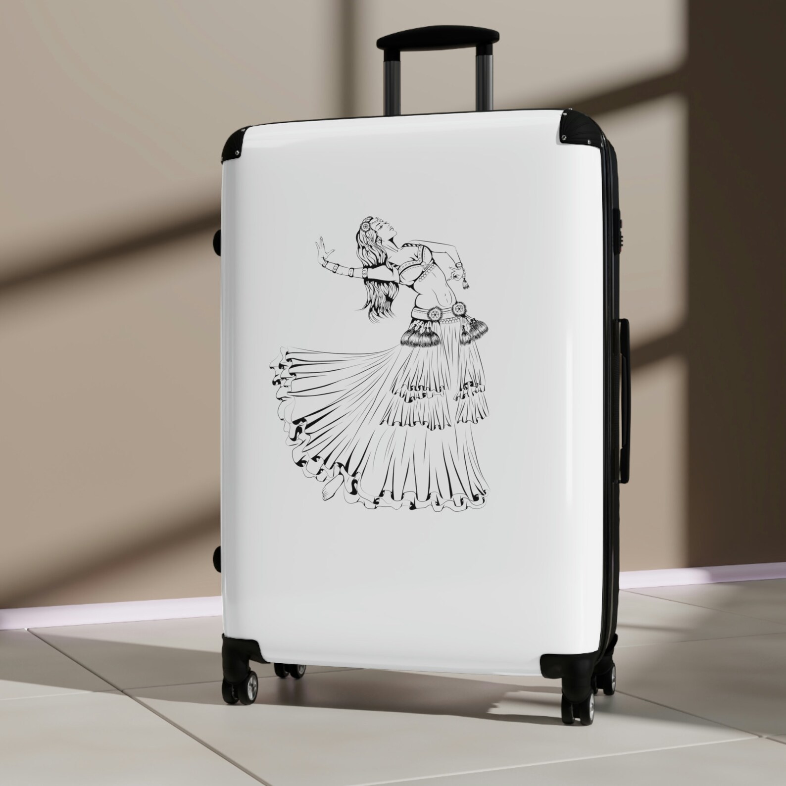 Belly Dance Suitcase Exotic Dance Suitcase Gift Belly Dancer Suitcase ...