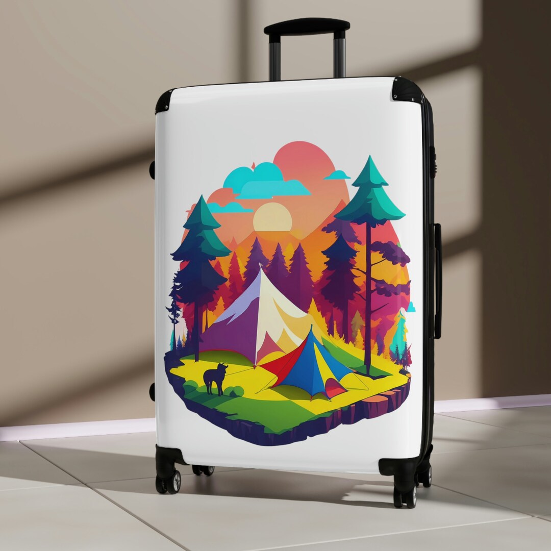 Travel Suitcase Wildlife Adventure Suitcase Hiking Suitcase Stylish ...