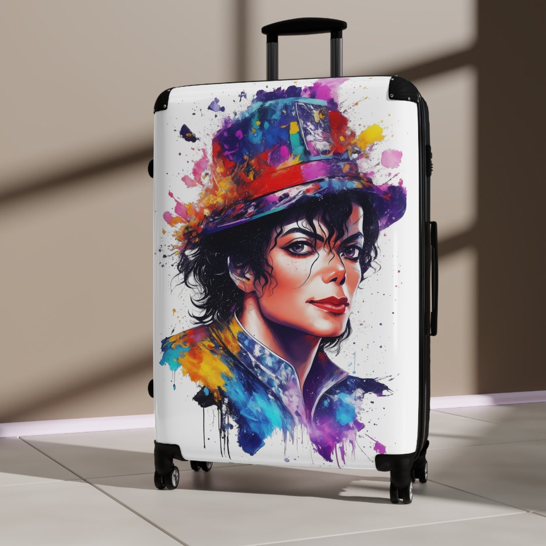 Michael Jackson Suitcase Pop King Suitcase Music Legend Suitcase Travel ...