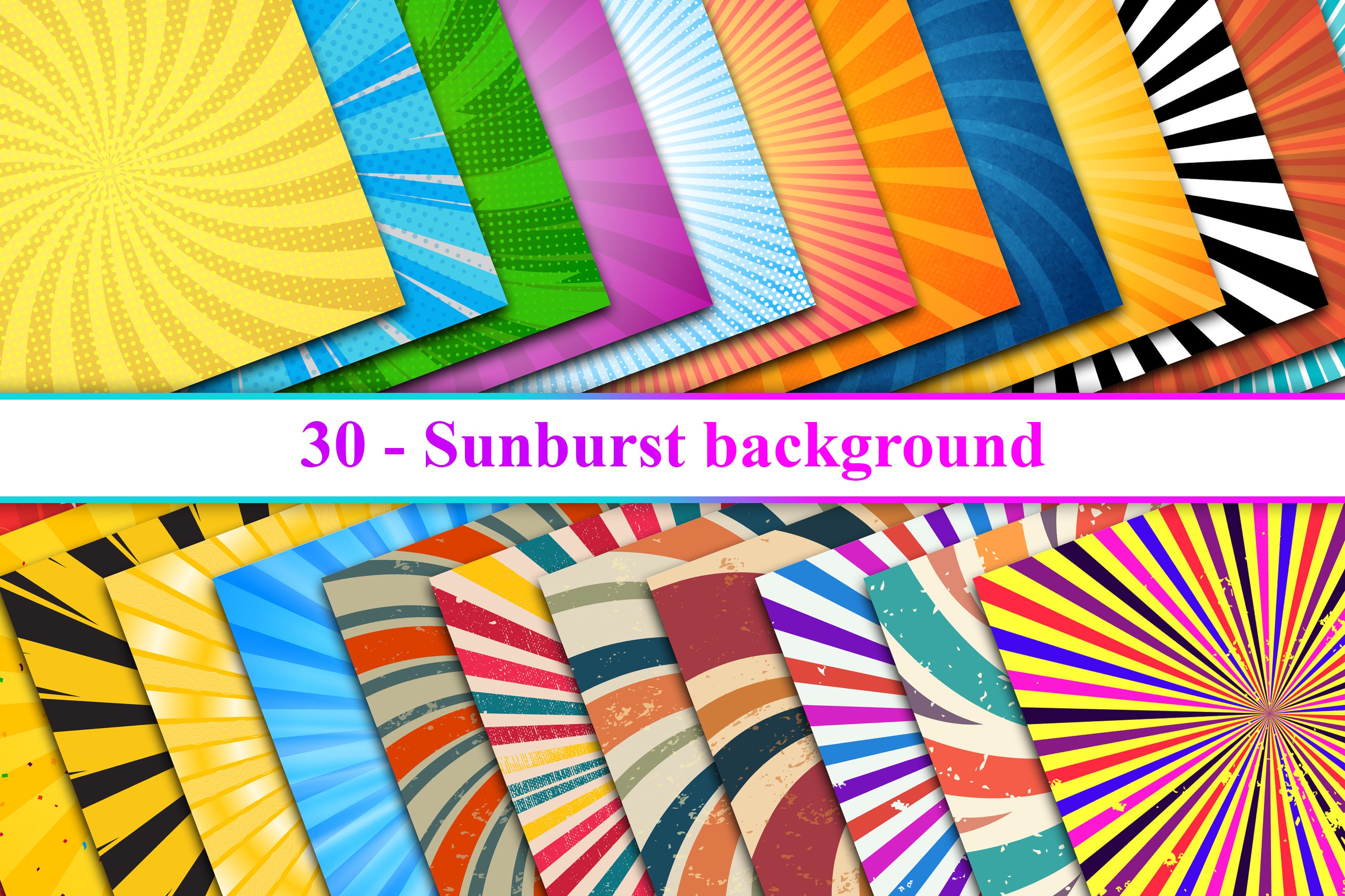 Sunburst Background Sunburst Digital Paper Sunburst Card - Etsy