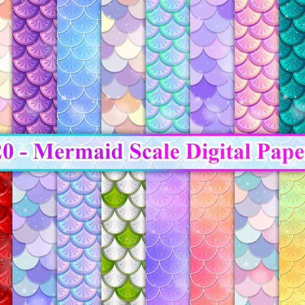 Mermaid Paper - Etsy