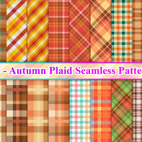 Illustrator Plaid Pattern - Etsy