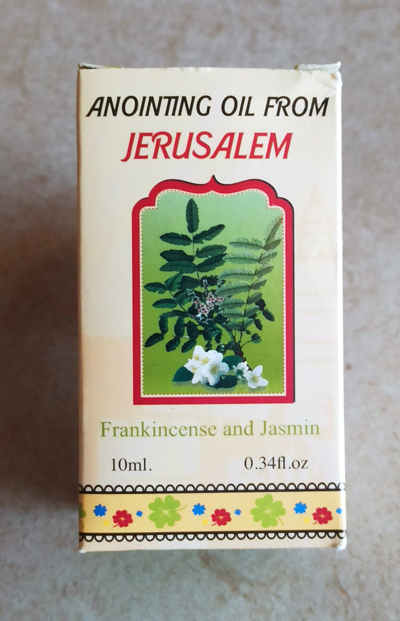 Anointing Oil From Jerusalem Frankincense and Jasmin Bless Hand Made Holy Land - Etsy